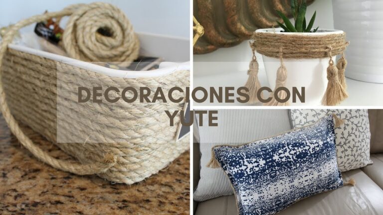 Decoración DIY: Ideas Creativas Para Decorar Con Cuerdas Y Cintas | Tu ...